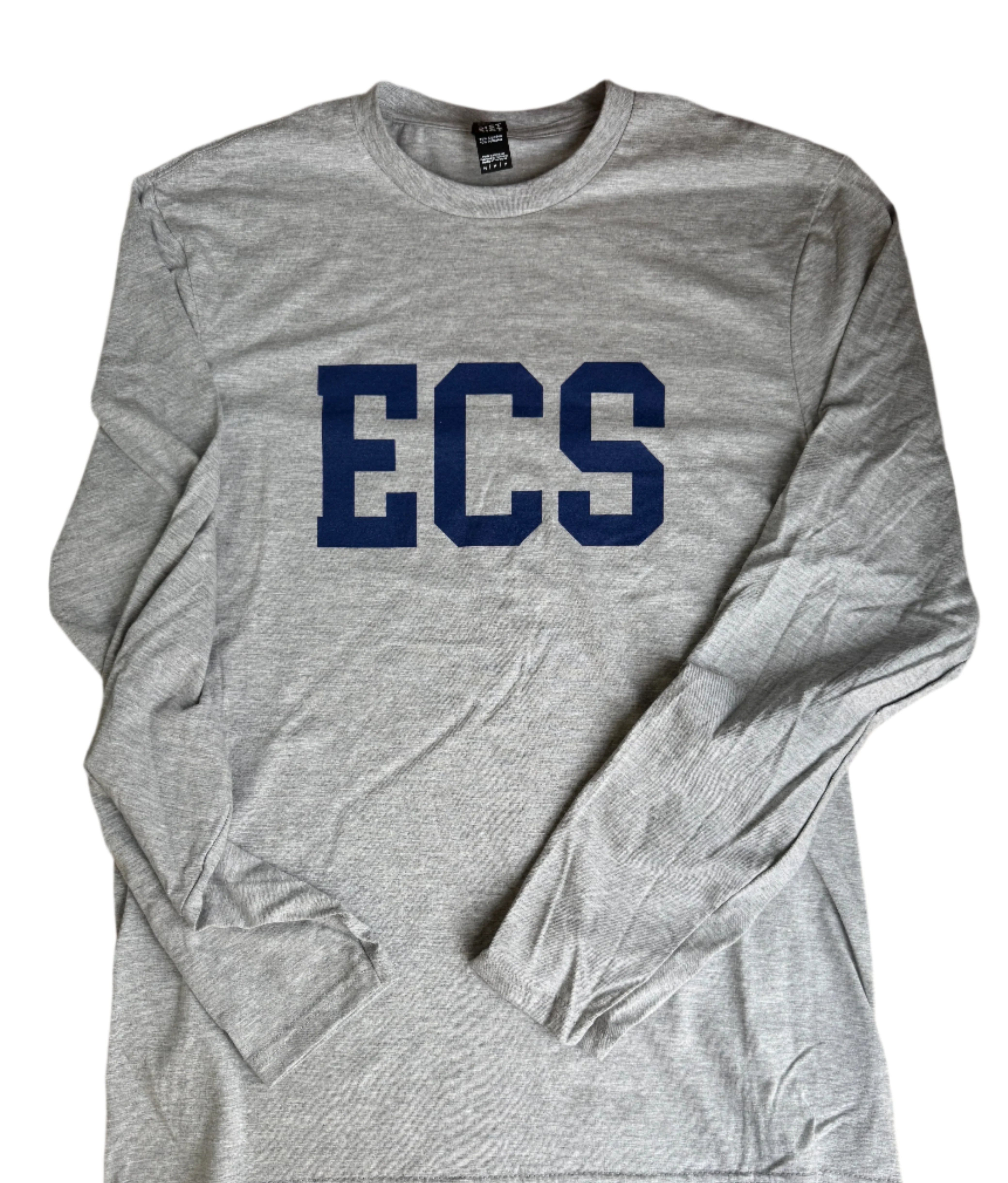 T-Shirt Long Sleeve ECS Block Letters – Kings Closet